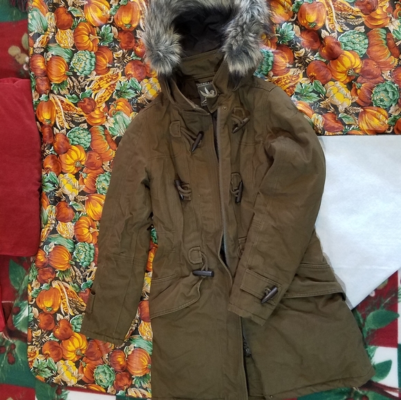 Spiewak | Jackets & Coats | Spiewak Thinsulate Xs Coat Army Green Faux ...